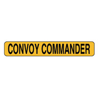 UNICOR Shopping: CONVOY FOLLOWS Sign